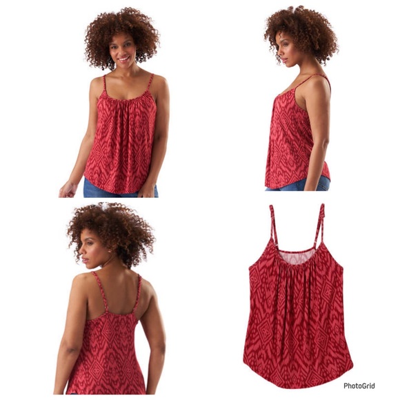 K Jordan | Tops | K Jordan 3x Rose Petal Ikat Plus Size Draped Cami New ...